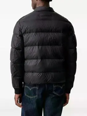 Armani Exchange Quilted Logo-patch Jacket