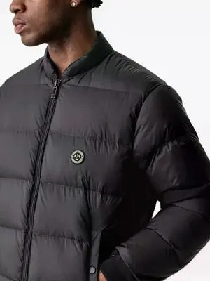 Armani Exchange Quilted Logo-patch Jacket
