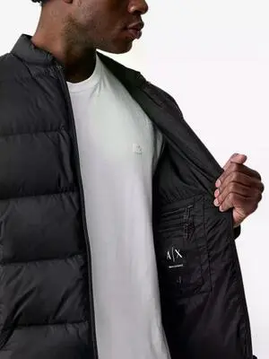 Armani Exchange Quilted Logo-patch Jacket