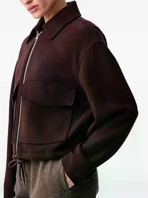 Marc O'polo Zip-up Patch-pocket Cropped Jacket