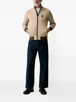 AERONAUTICA MILITARE Logo-detail Zip-up Sweatshirt