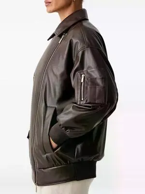 Armani Exchange Asymmetric-zip Jacket