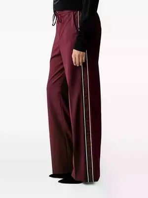 Lola Casademunt Paris-fit Side-stripe Drawstring Trousers