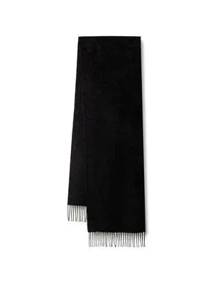 Lindbergh Fringed-edge Scarf - Black