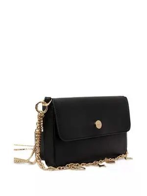 Pinko Charm-embellished Leather Tote Bag