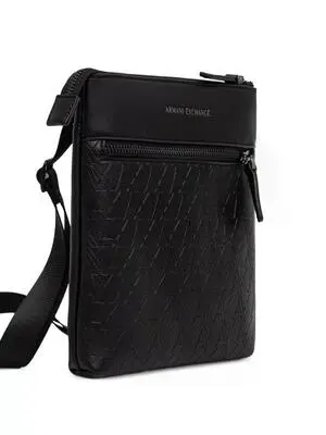 Armani Exchange Logo-embossed Messenger Bag