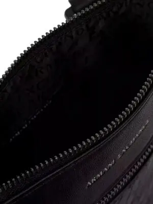 Armani Exchange Logo-embossed Messenger Bag