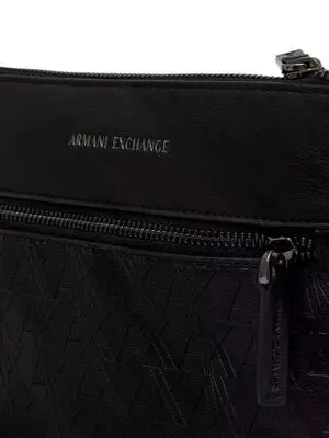 Armani Exchange Logo-embossed Messenger Bag