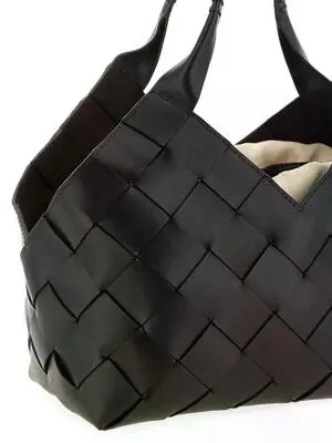 Dragon Diffusion Castello Woven Leather Shoulder Bag