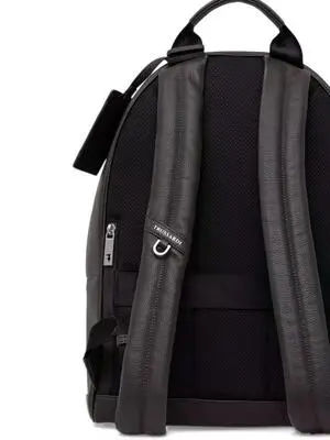 TRUSSARDI Office Pebbled Leather Backpack
