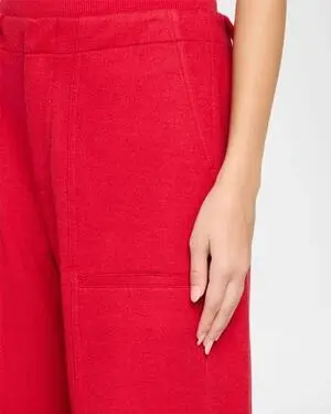 Rag & Bone Bobbi Wool Wide-leg Pants - Red