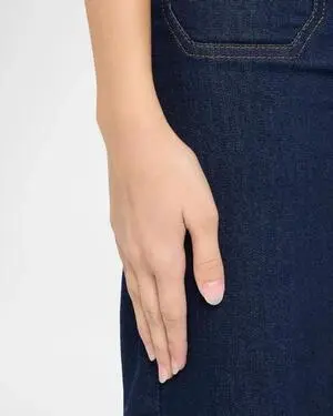 FRAME The Pearly Slim Wide-leg Jeans