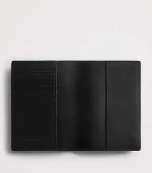 Bottega Veneta Leather Intrecciato Passport Case