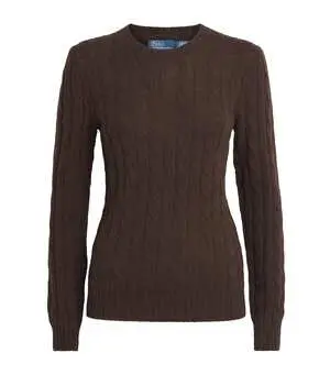 Polo Ralph Lauren Wool-cashmere Julianna Sweater - Brown