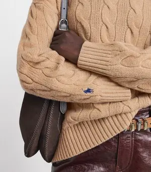 Polo Ralph Lauren Wool-cashmere Cable-knit Sweater