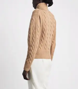 Polo Ralph Lauren Wool-cashmere Quarter-zip Sweater