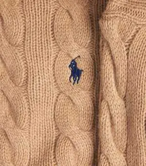 Polo Ralph Lauren Wool-cashmere Quarter-zip Sweater