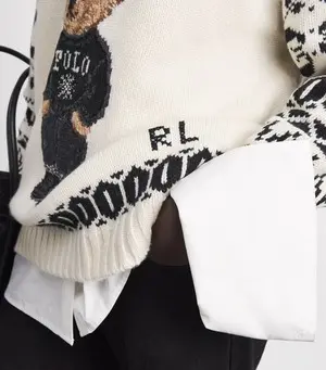 Polo Ralph Lauren Wool-cashmere Polo Bear Sweater