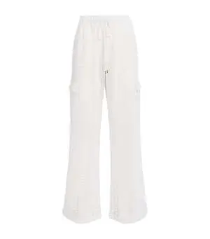 Melissa Odabash Crochet Odette Wide-leg Trousers - White