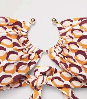 Melissa Odabash Strapless Printed Byron Bikini Top