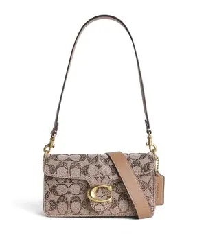 COACH Embellished Tabby 20 Shoulder Bag - Beige