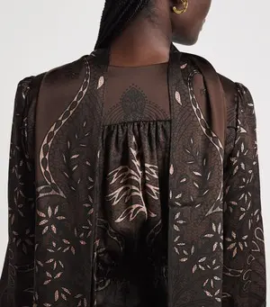 Johanna Ortiz Silk Timeless Concurse Maxi Dress
