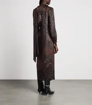 Johanna Ortiz Silk Timeless Concurse Maxi Dress