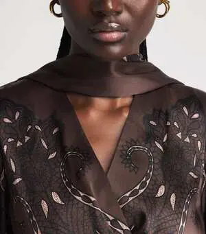 Johanna Ortiz Silk Timeless Concurse Maxi Dress