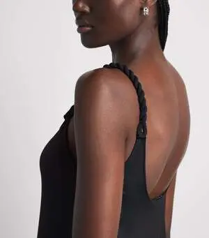 Hunza G Twisted-strap Maxi Dress
