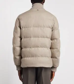Herno Virgin Wool-silk Down Jacket