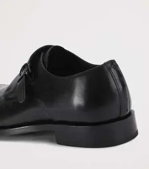 Kurt Geiger Leather Beaumont Monk Shoes