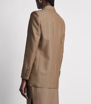 Etro Wool Jacquard Double-breasted Blazer