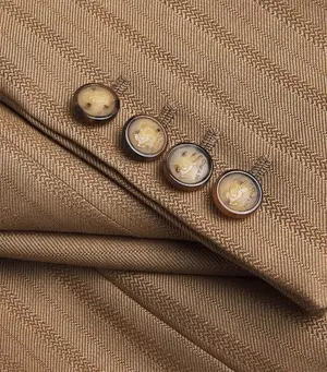 Etro Wool Jacquard Double-breasted Blazer
