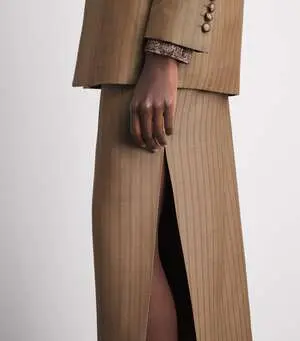Etro Wool Jacquard Midi Skirt