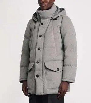 Pal Zileri Virgin Wool-cashmere Down Jacket