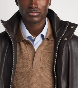 Eton Wool-knit Polo Sweater