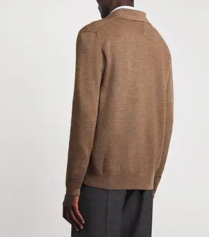 Eton Wool-knit Polo Sweater