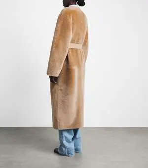 CHAROUX Shearling Edie Overcoat