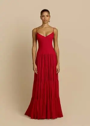 Arcina Ori Delphina Dress - Red