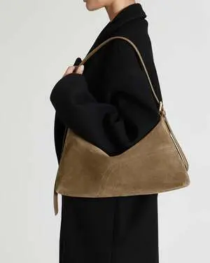 ATP ATELIER Shoulder Bag Castellare Suede/vacchetta