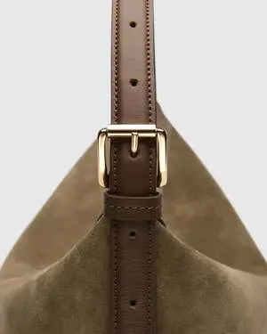 ATP ATELIER Shoulder Bag Castellare Suede/vacchetta