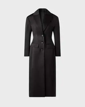 MALINA Overcoat Gabriella Tailored Satin