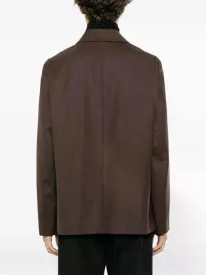 LARDINI Button-up Patch-pocket Jacket