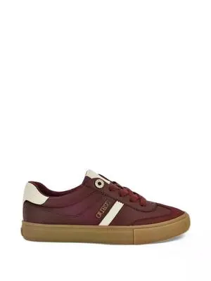 Guess Loui Logo-plaque Sneakers - Red