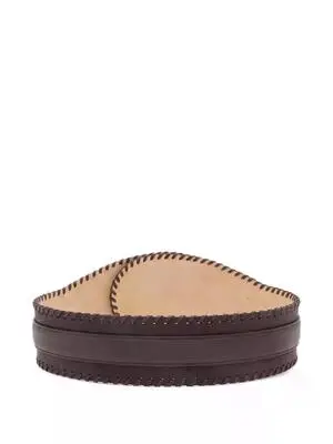 Agnona Whipstitch-trim Cashmere Belt