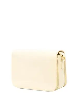 Celine 2024 Classique Shiny Calfskin Triomphe Crossbody Bag