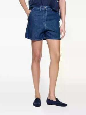 Giorgio Armani Contrast-stitch Denim Shorts