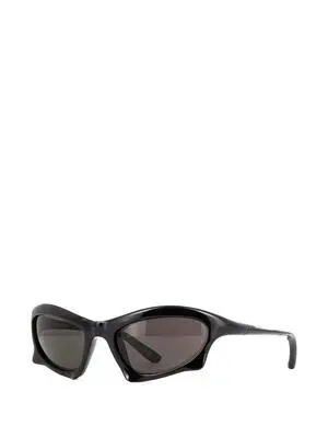 Balenciaga Oval-frame Sunglasses - Black