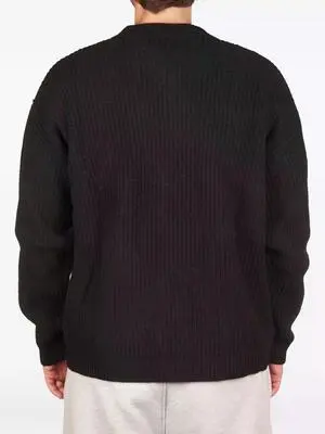Alpha Studio Ribbed-knit Zip-up Cardigan