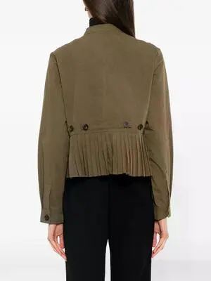 COTEMP Pleated-hem Cropped Jacket